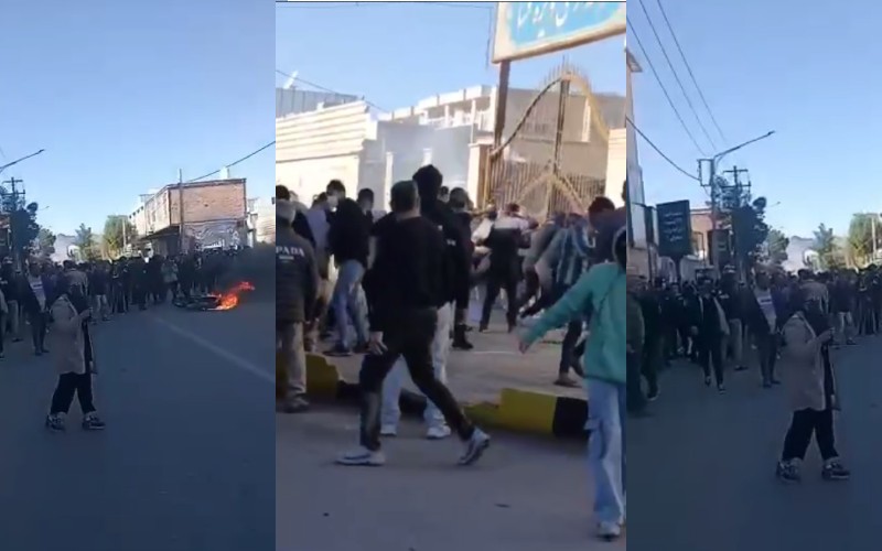 Iran: People in Fasa Rally in Front of Governor’s Office, Security ...